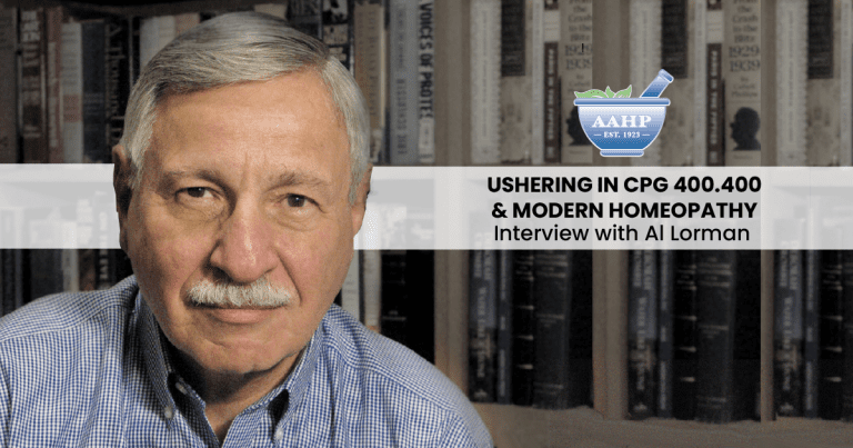 Ushering in CPG 400.400 & Modern Homeopathy: Interview with Al Lorman ...